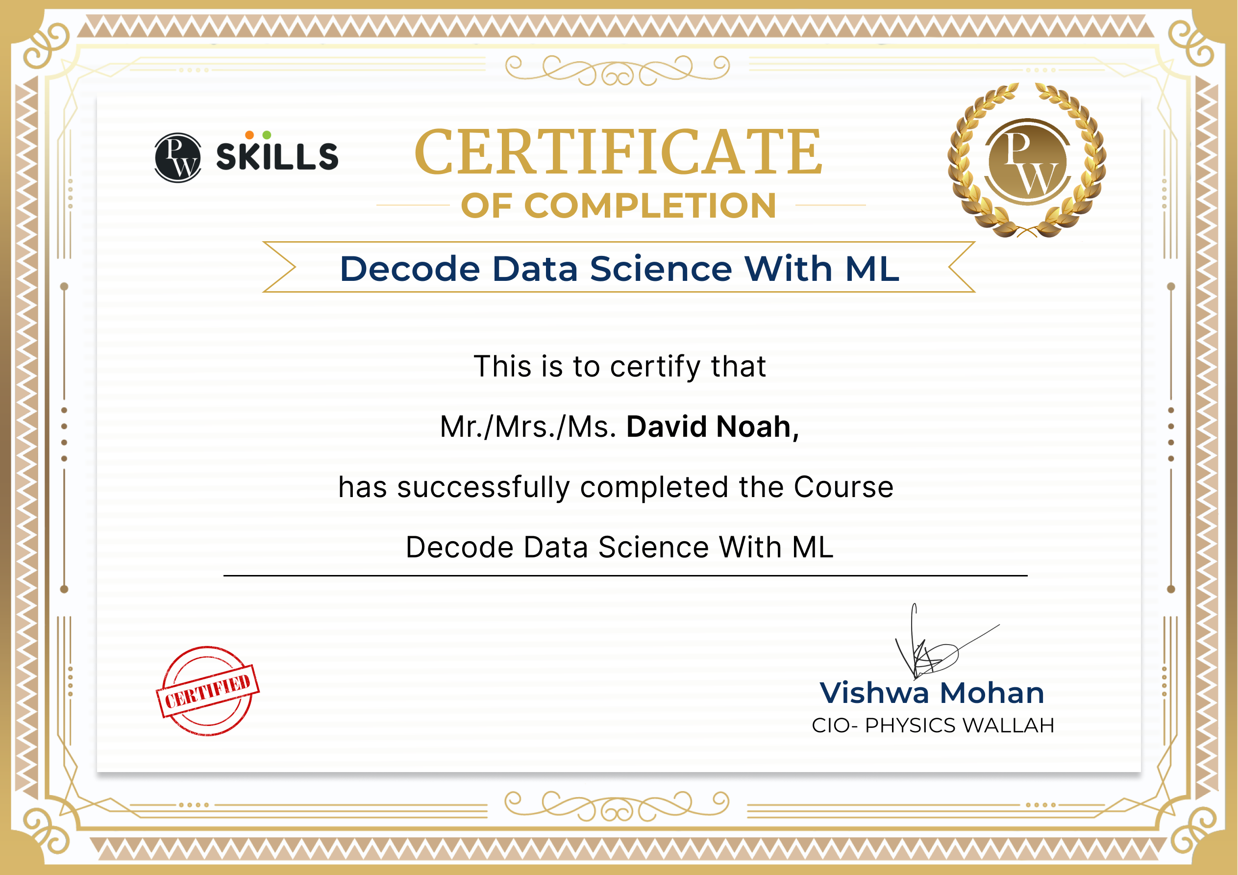 Decode Data Science with ML 1.0